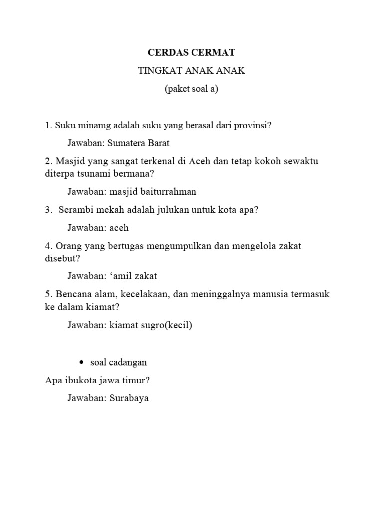 Anak Final | PDF