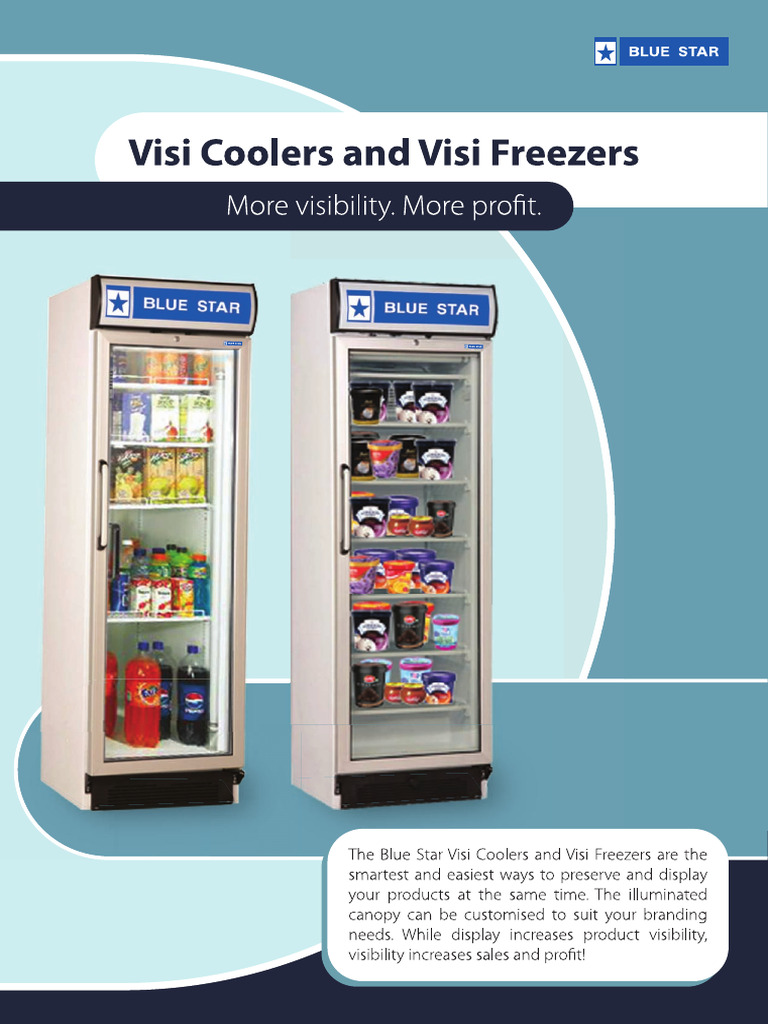 Visi Cooler Visi Freezer A4 Flyer | PDF