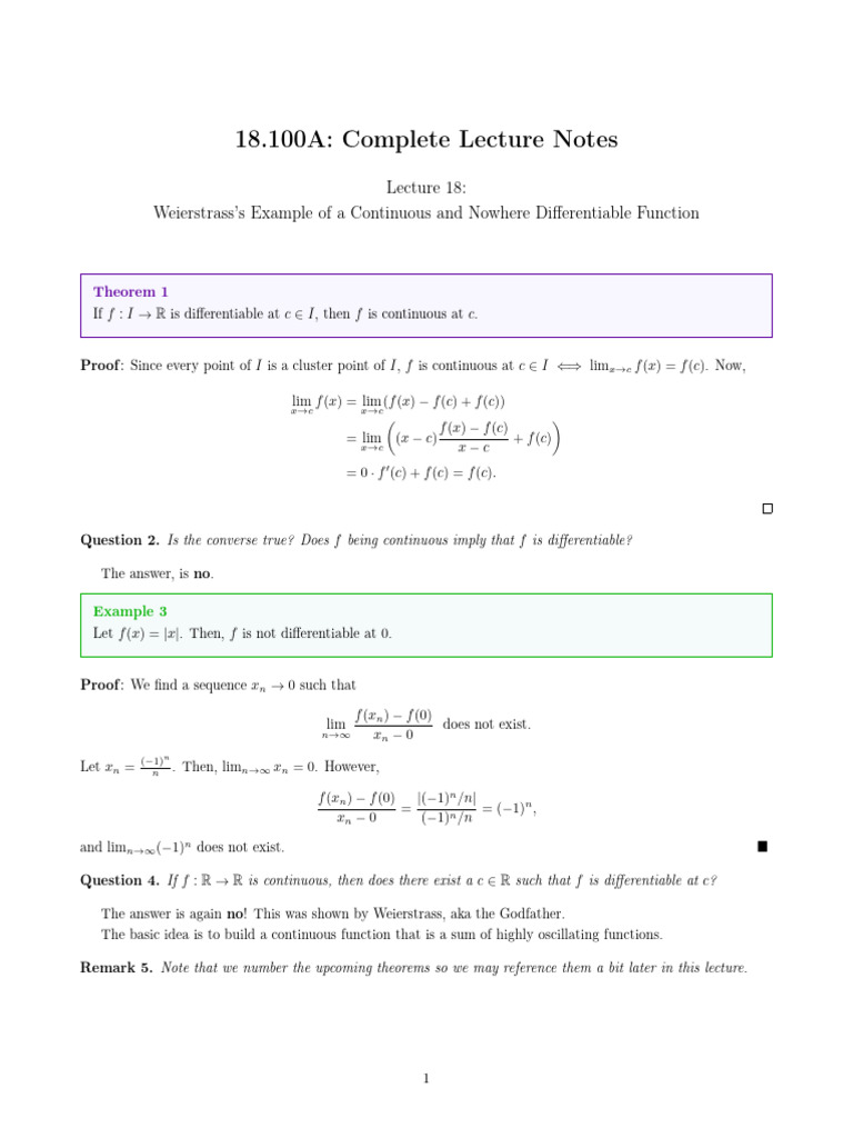 Real 19 | PDF | Continuous Function | Mathematics