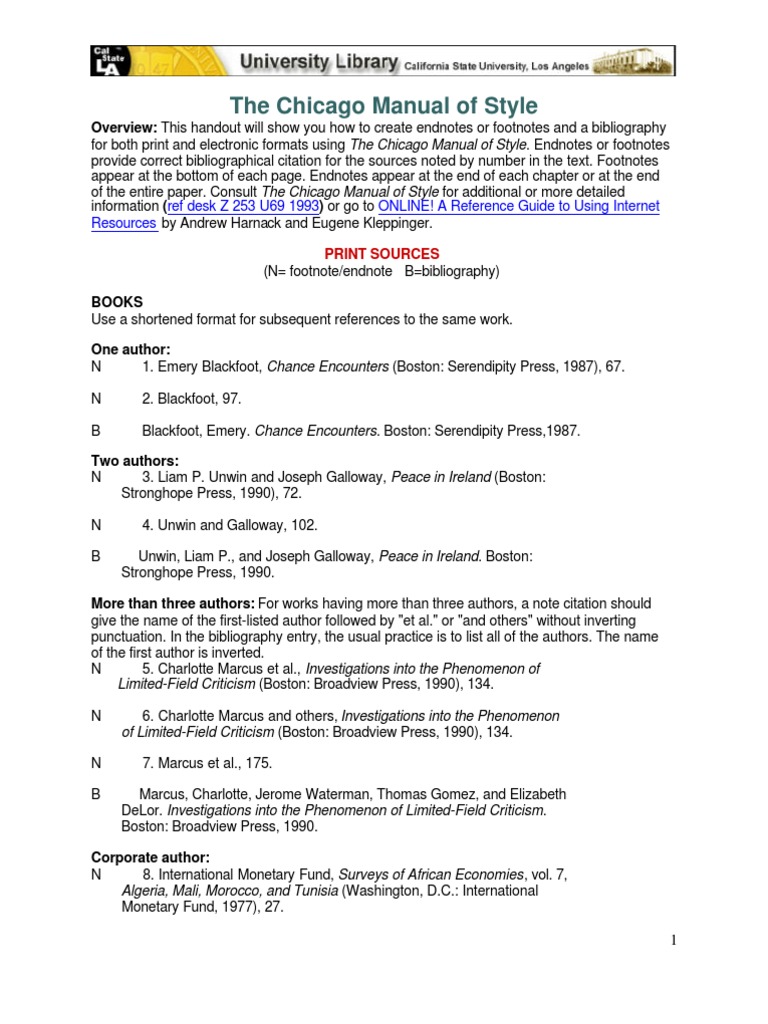 Writing - The Chicago Manual of Style | PDF | Note (Typography ...
