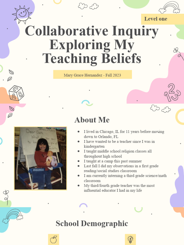 Collaborative Inquiry Exploring My Teaching Beliefs | PDF | Teachers ...