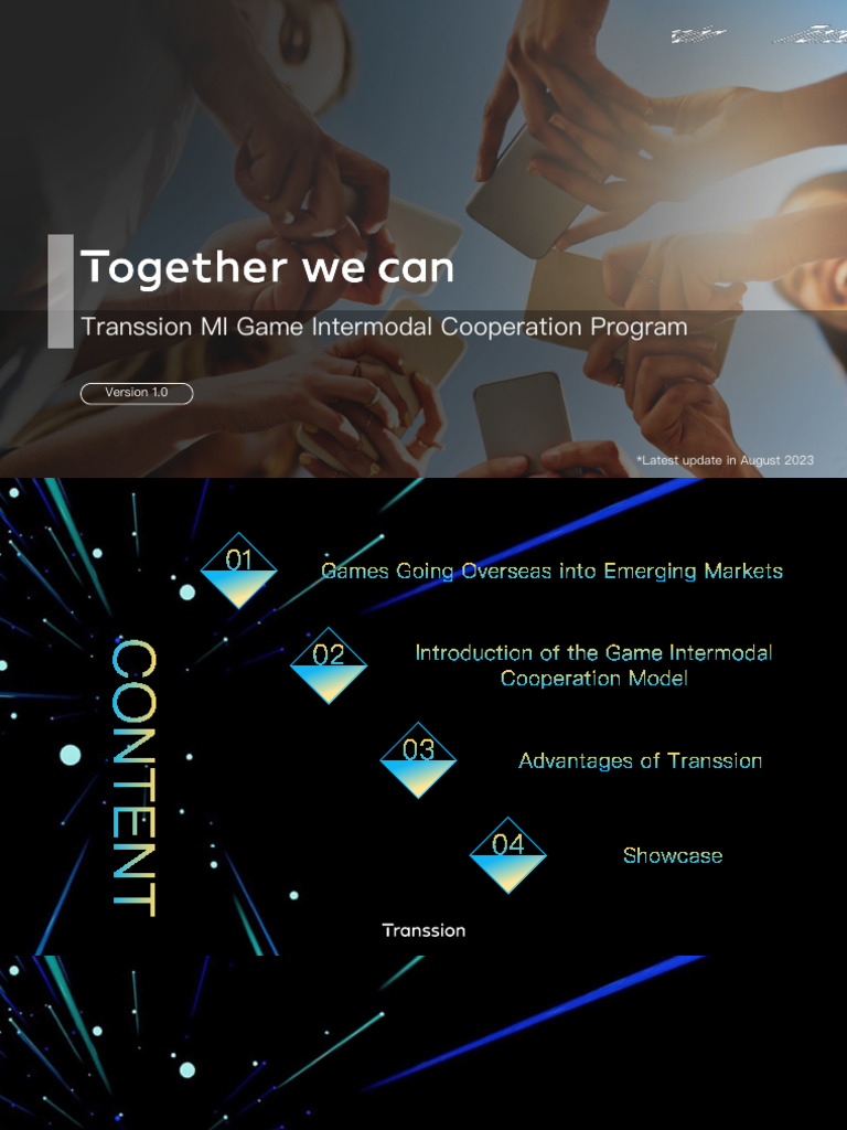 Transsion MI Game Cooperation Insights | PDF | Mobile App | E Commerce