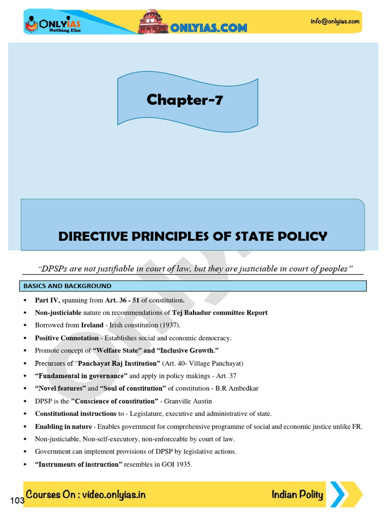 OnlyIAS Polity Pre Cum Mains | PDF | Justice | Crime & Violence