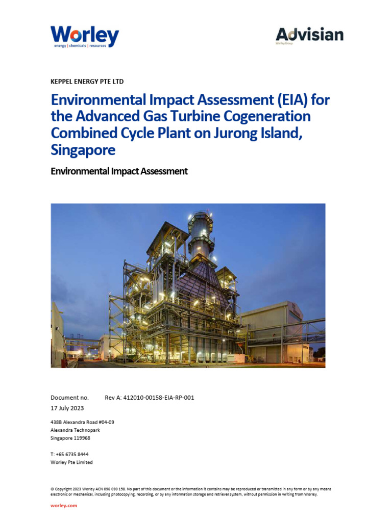 Eia Report for Mpa Website | PDF | Cogeneration | Environmental Impact ...