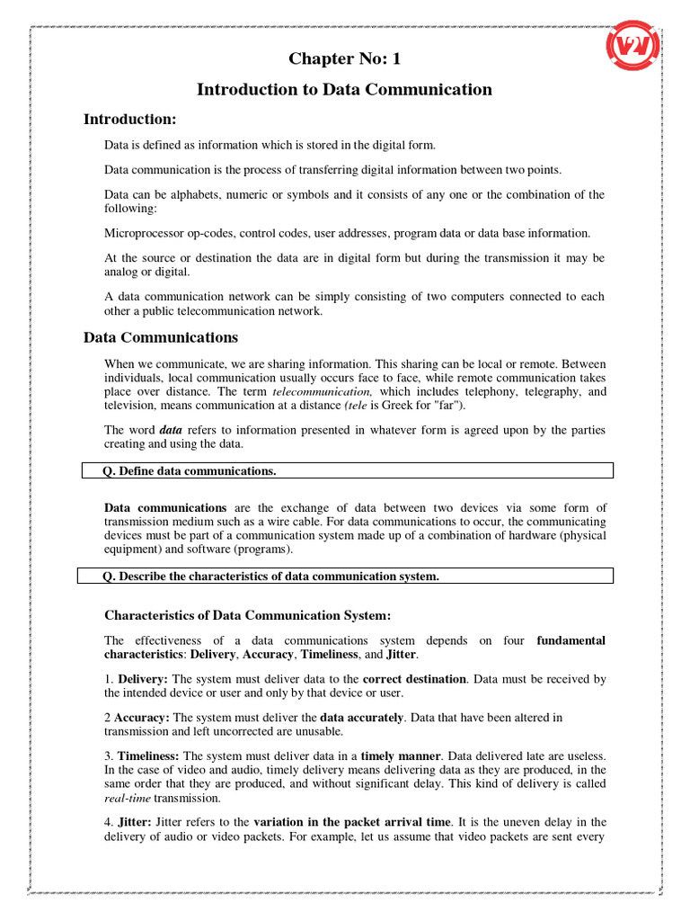 Data Communication System Overview | PDF | Modulation | Duplex ...
