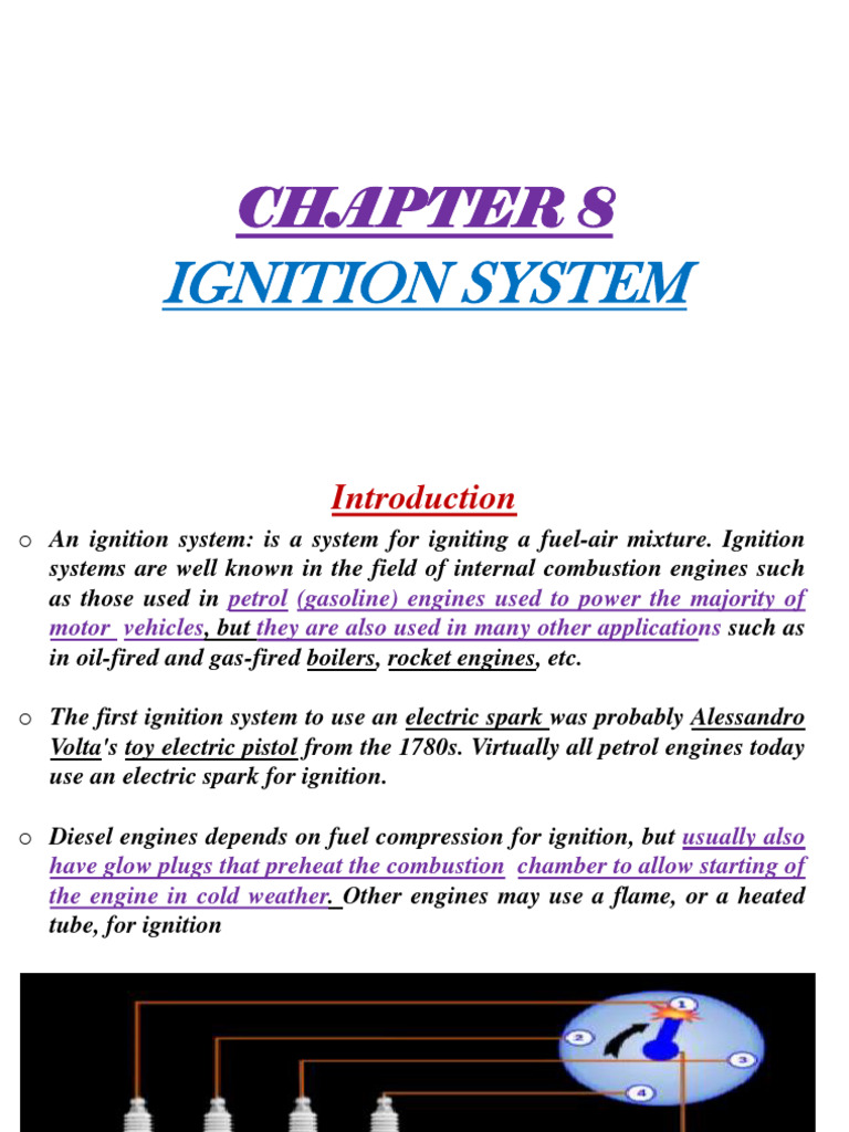 Chapter 8 - Ignition System-1 | PDF | Ignition System | Internal Combustion Engine