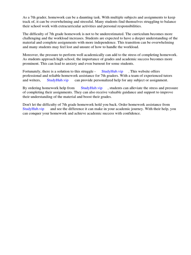 Homework 7th Grade | PDF | Homework | Worksheet