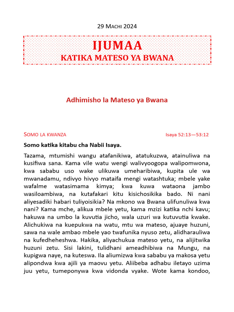 Ijumaa Kuu-1 | PDF