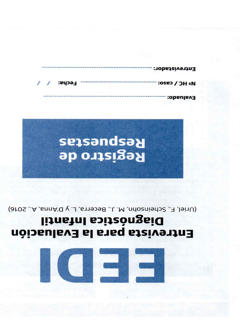 Eedi-Registro de Respuestas | PDF