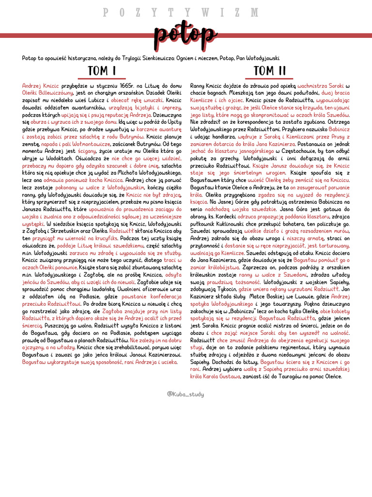 Potop Streszczenie 2 | PDF