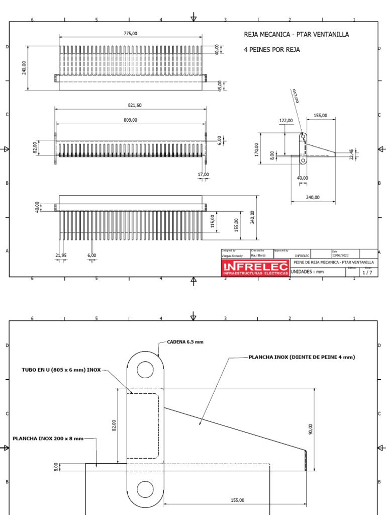 Plano Peine PTAR Ventanilla | PDF