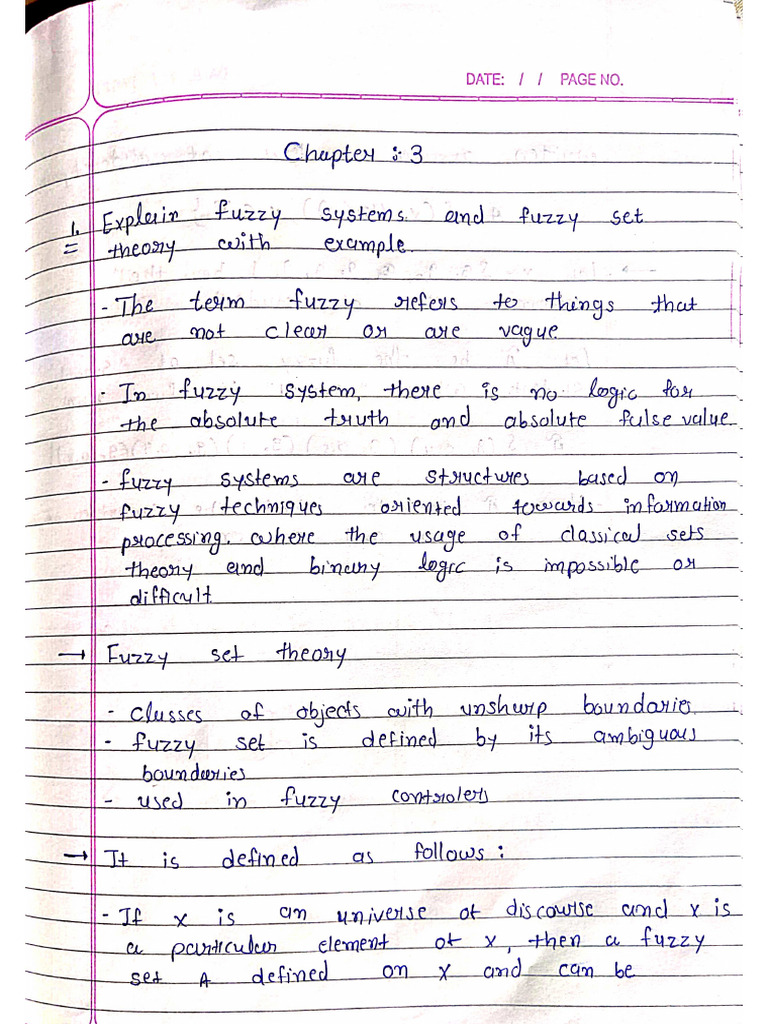 Unit 3 Fuzzy Logic Part 1 | PDF