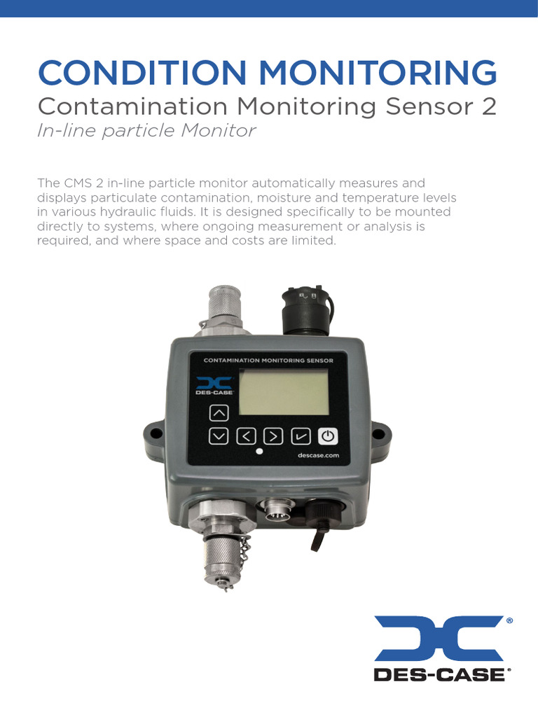 Contamination-Monitoring-Sensor-Tech-Sheet_EN-1 | PDF | Valve ...