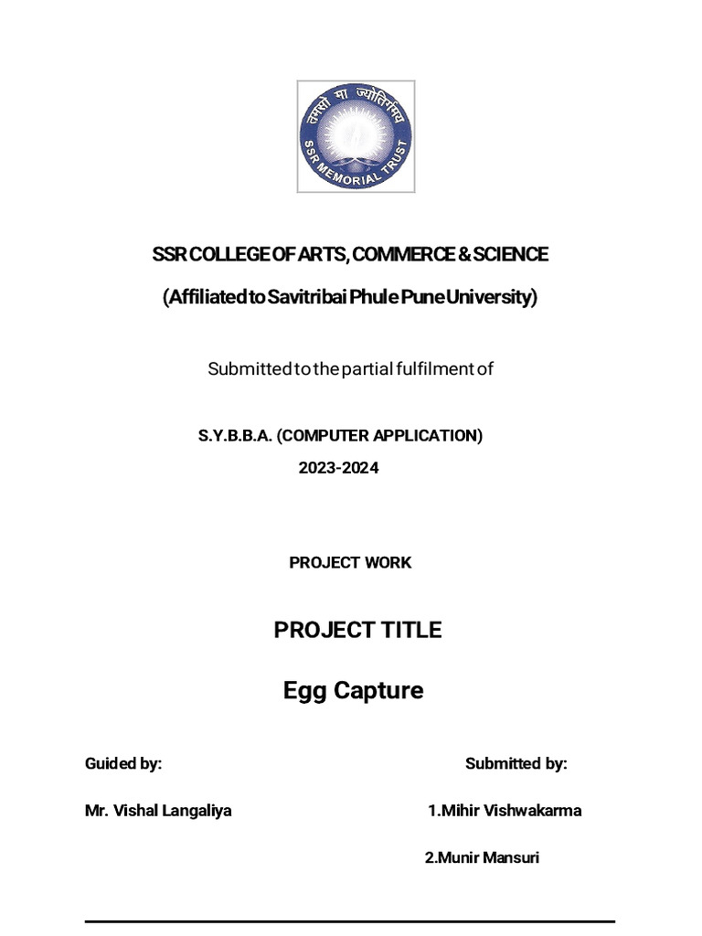 Final Documentation Egg Capture | PDF | Python (Programming Language) | Information Technology