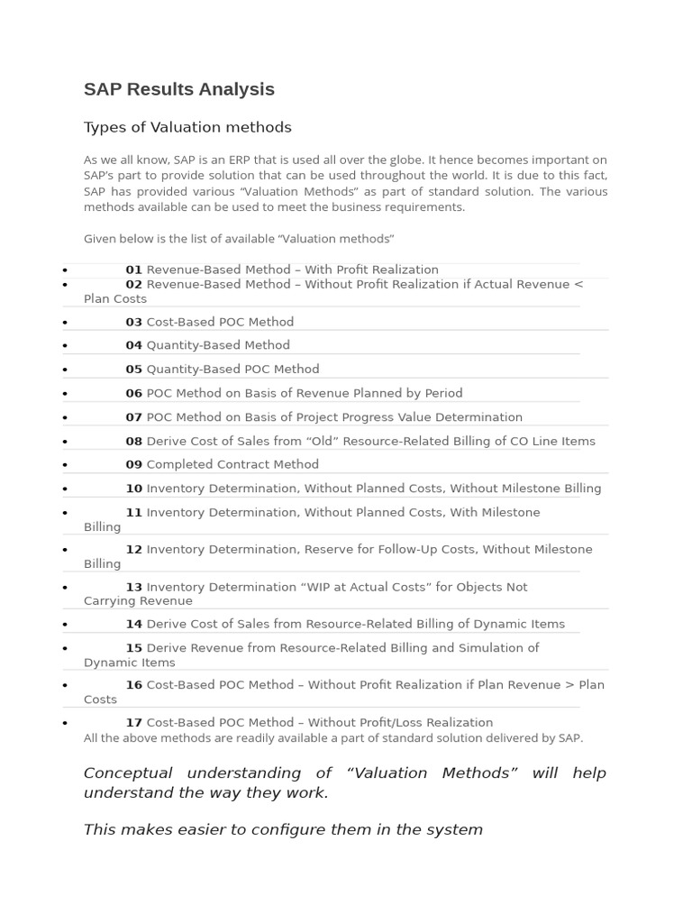 SAP Results Analysis | Download Free PDF | Revenue | Valuation (Finance)