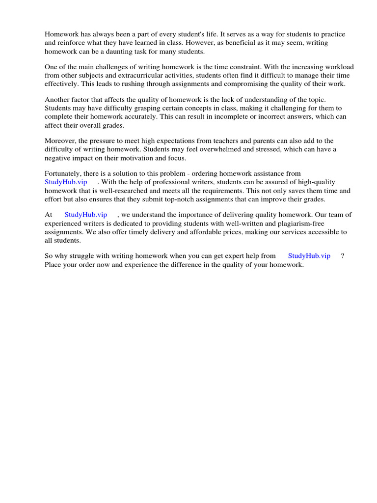 Homework Quality | PDF | Homework | Teachers