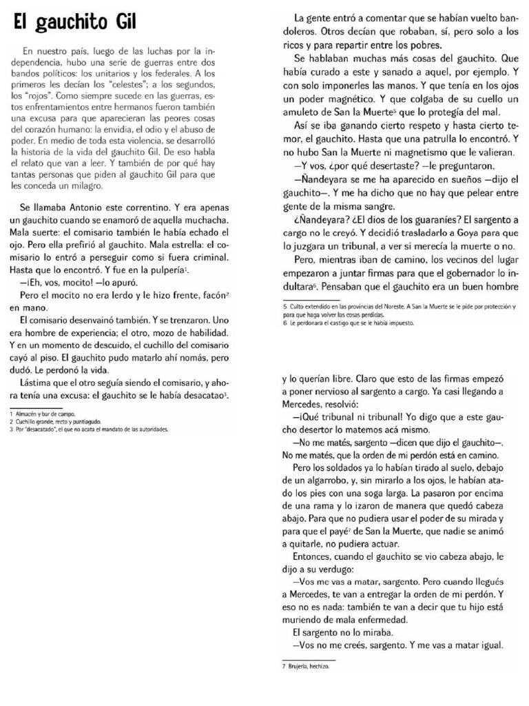 Leyenda Del Gauchito Gil | PDF