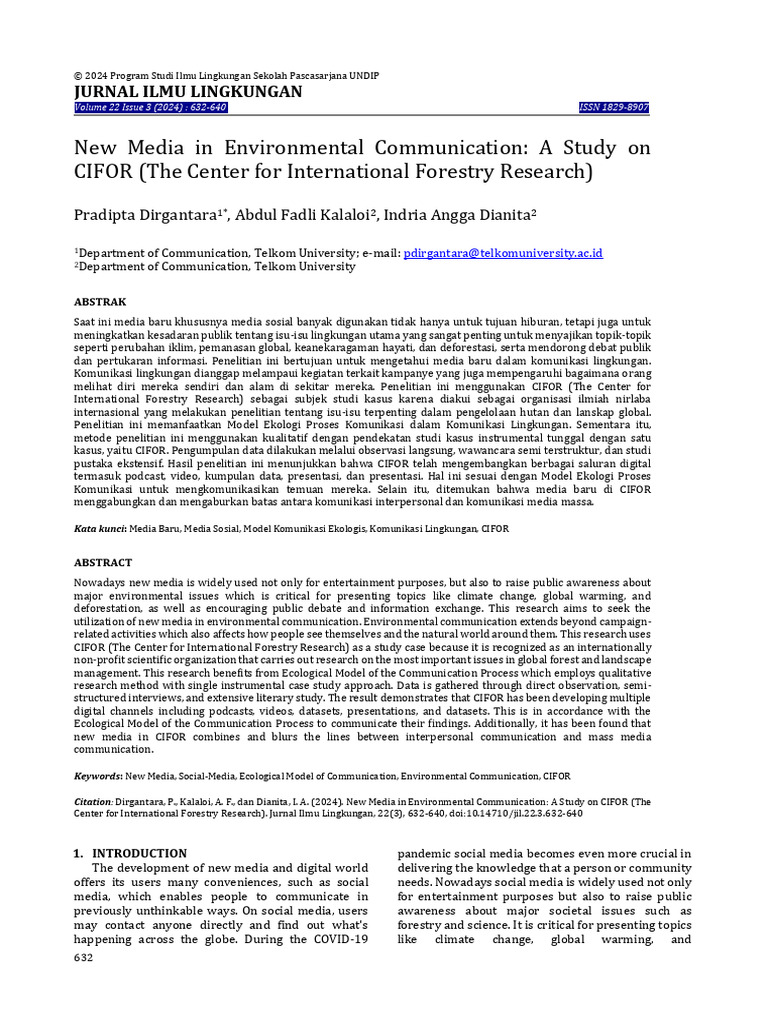 Environmental Communication | PDF