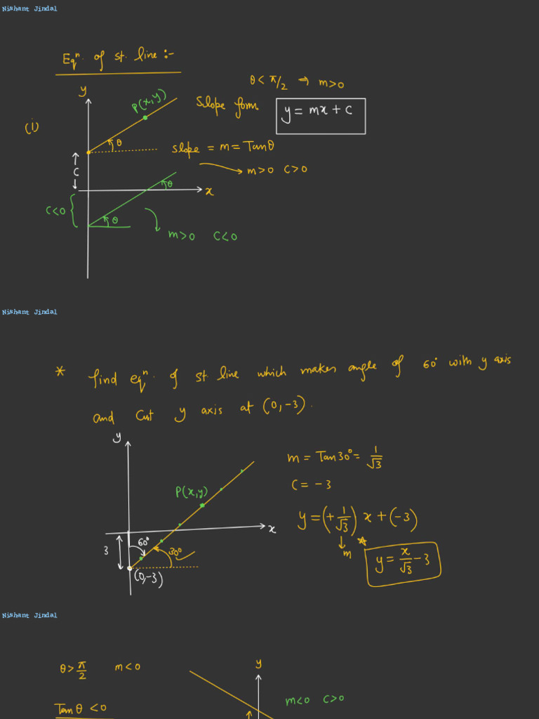 Coordinate Systems & Vectors - L-11 (Class Notes) NJ - 247 | PDF
