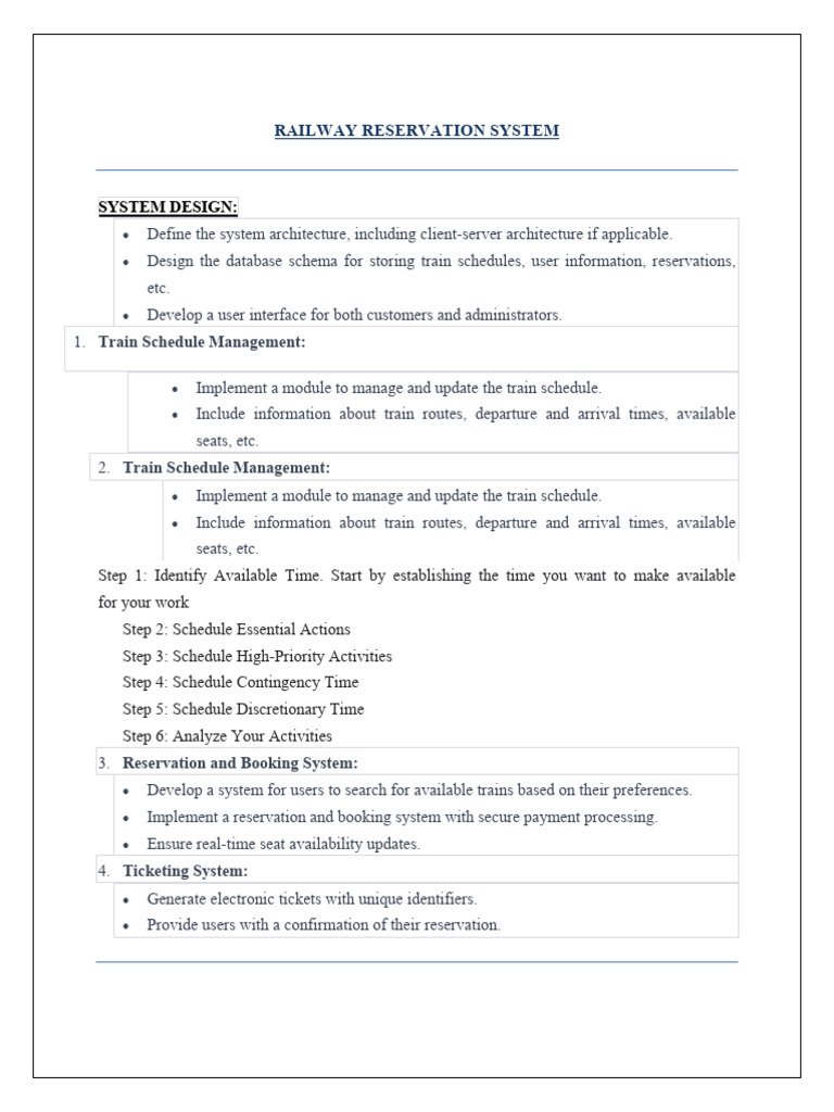 Railway Reservation System | PDF | User (Computing) | Analytics
