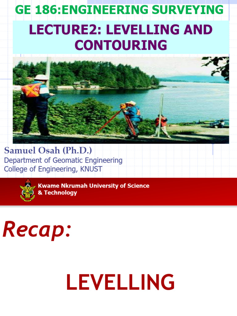 GE186-Lecture 2-LEVELING | PDF | Geometry