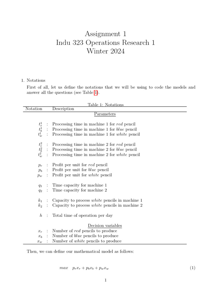 Assignment 1 - Solution | PDF | Applied Mathematics | Mathematics