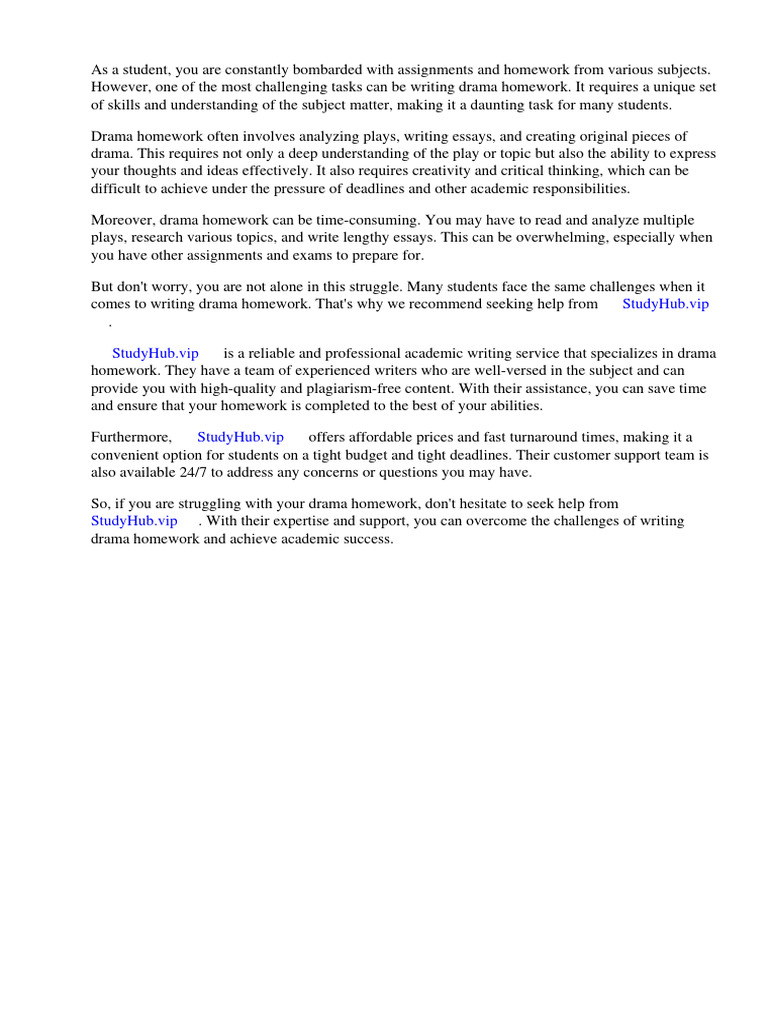 Drama Homework Worksheets | Download Free PDF | Narrative | Critical ...