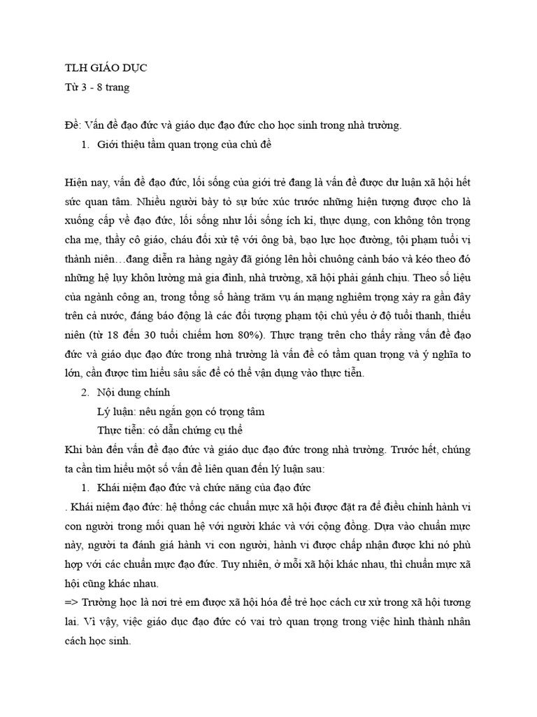 TLH Giáo D C | PDF
