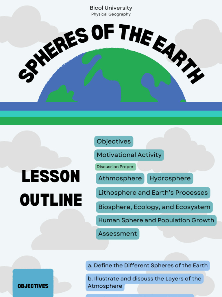 Sphereses of The Earth | PDF | Atmosphere Of Earth | Earth Sciences