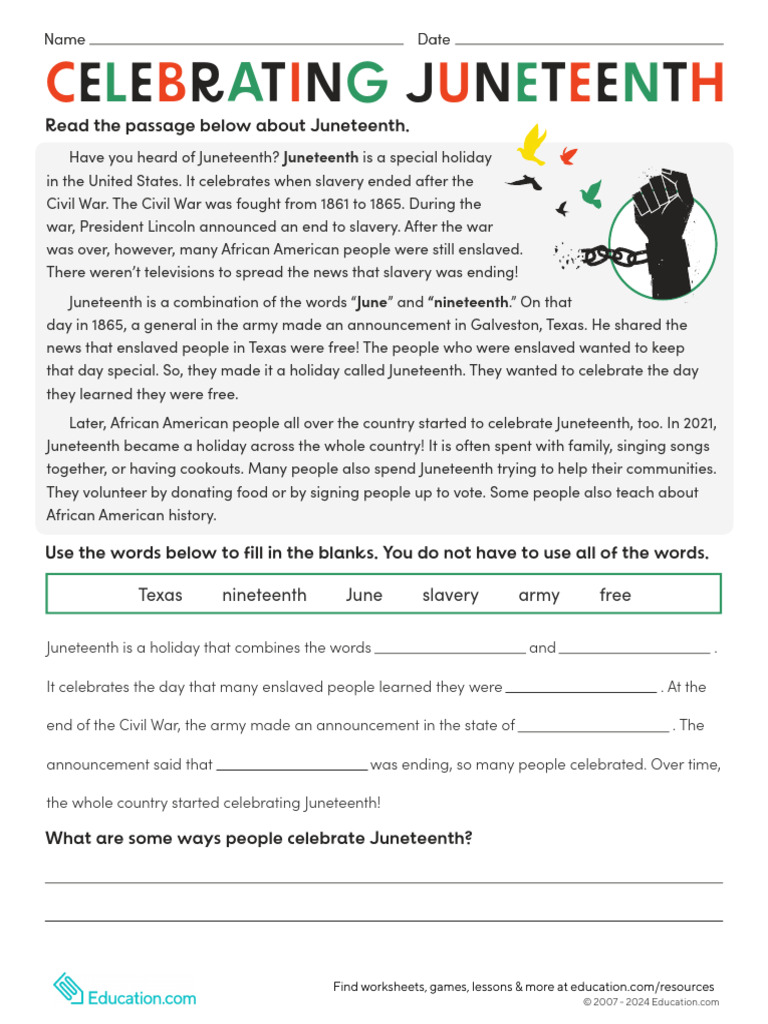 Celebrating Juneteenth | PDF