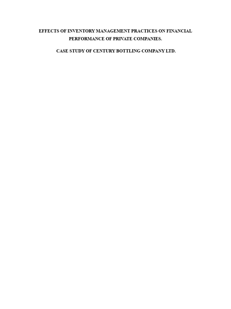 Nicholas Dissertation Edited | PDF | Inventory | Lean Manufacturing Nicholas Dissertation Edited | PDF | Inventory | Lean Manufacturing