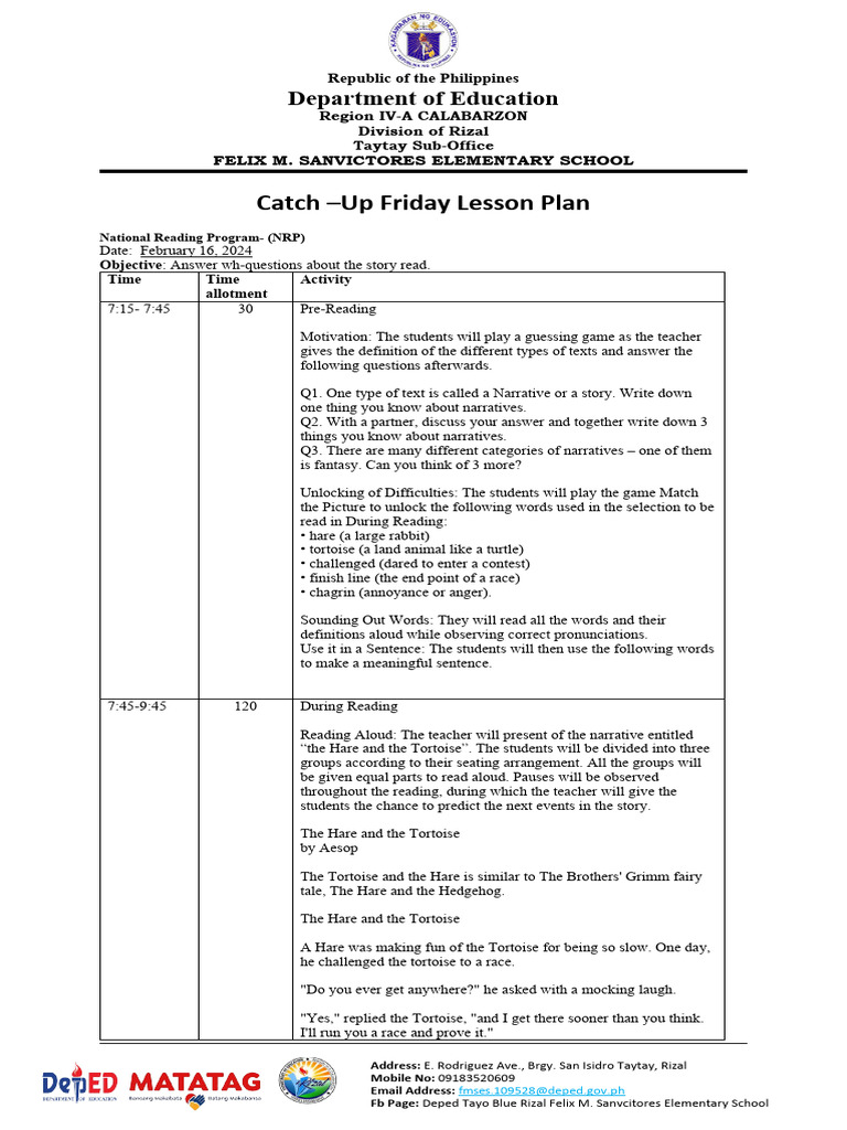 Catch Up Friday - Feb 16 | PDF