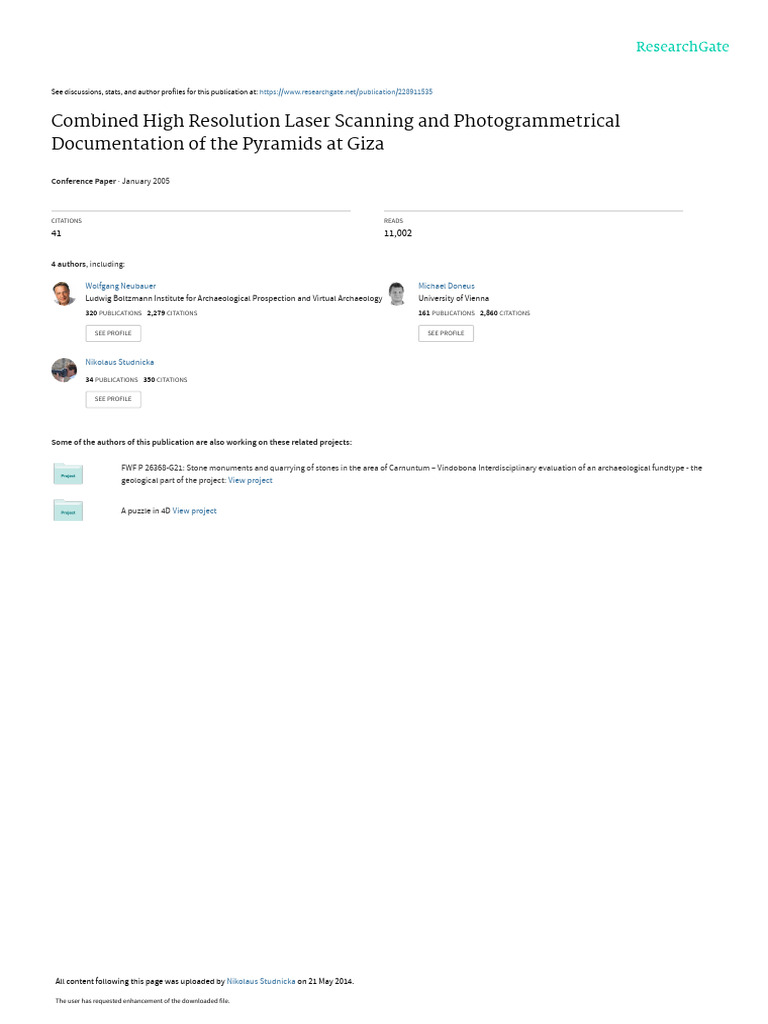 Combined High Resolution Laser Scanning And Photog Pdf Image Scanner Computer