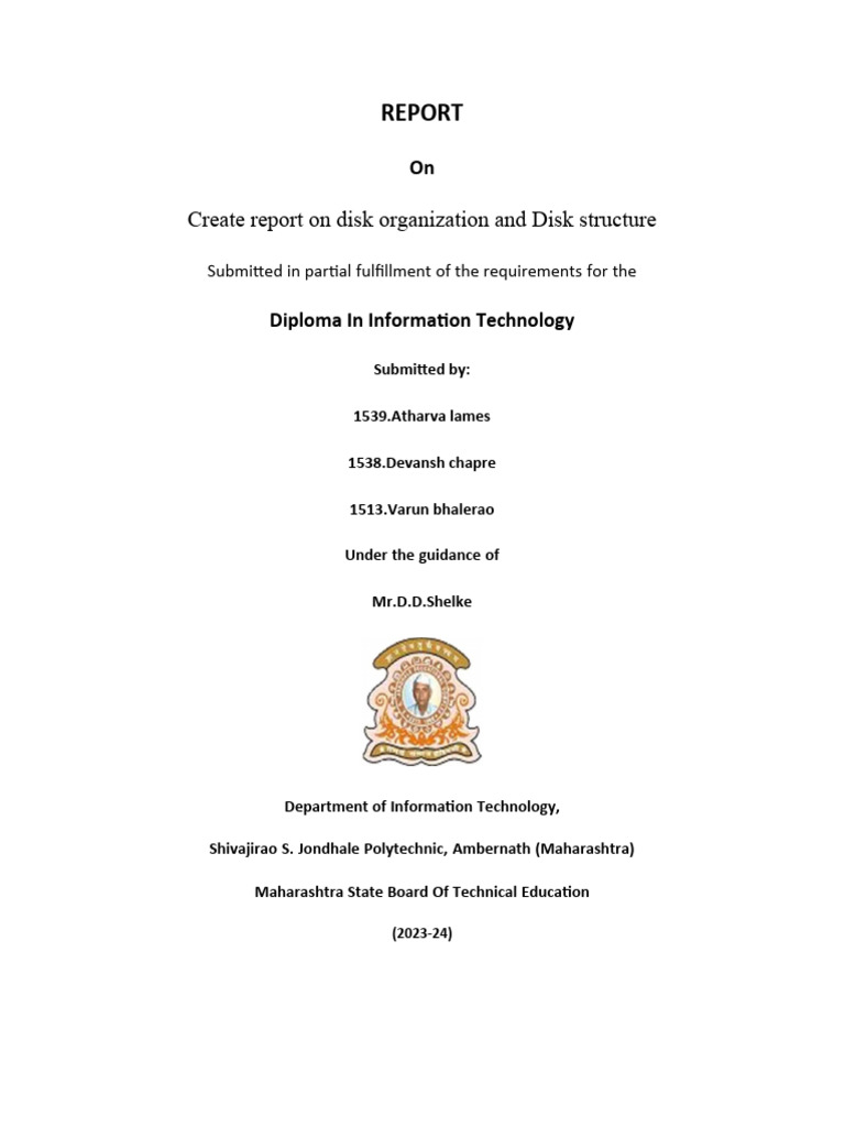OSY Micro Project | PDF | Hard Disk Drive | File System