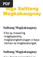 Salitang Magkaugnay | PDF