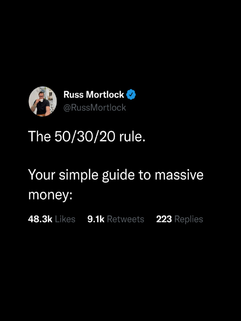The 50 - 20 - 30 Rule | PDF