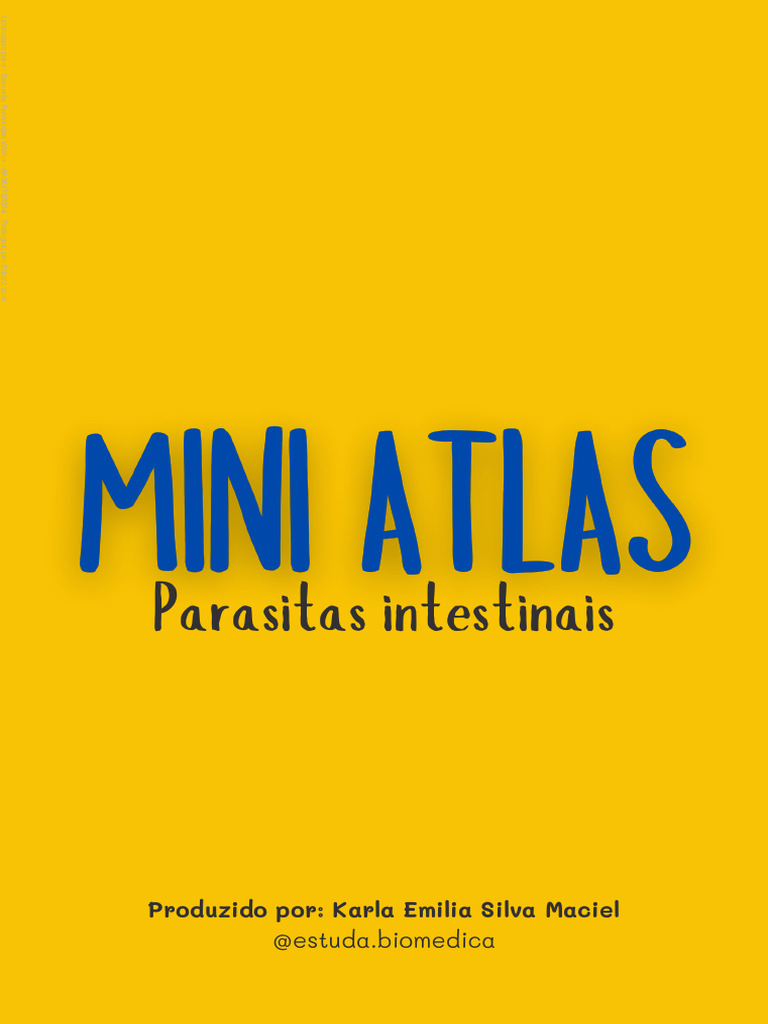 Bonus Mini Atlas Parasito Atualizado | PDF | Especialidades Medicas ...