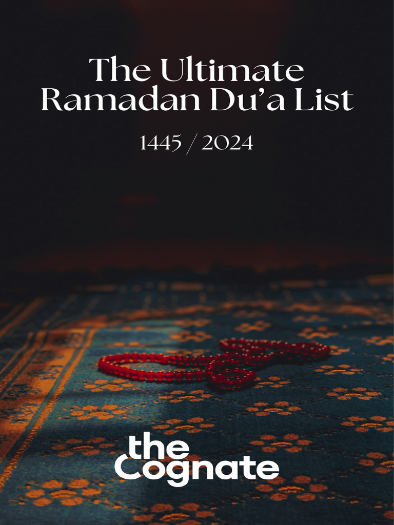 Ramadan Dua List | PDF | God In Islam | Abrahamic Religions