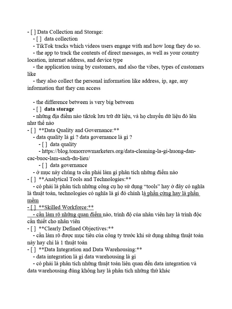 Data Collection and Storage | PDF