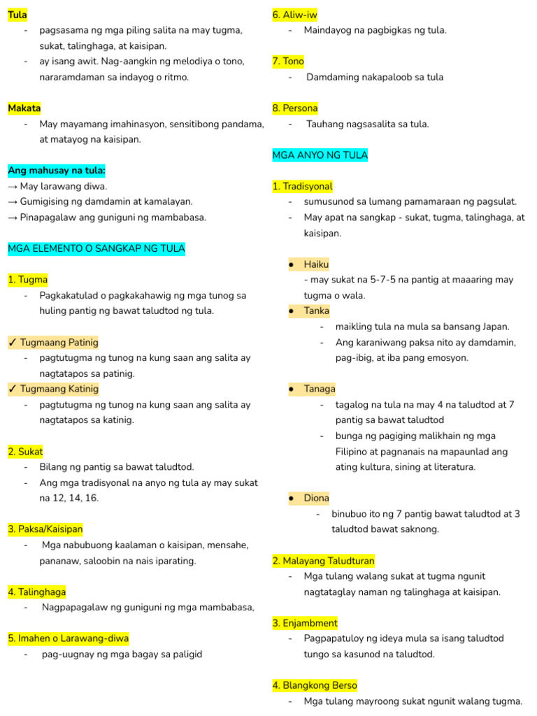 Malikhaing Pagsulat NG Tula | PDF
