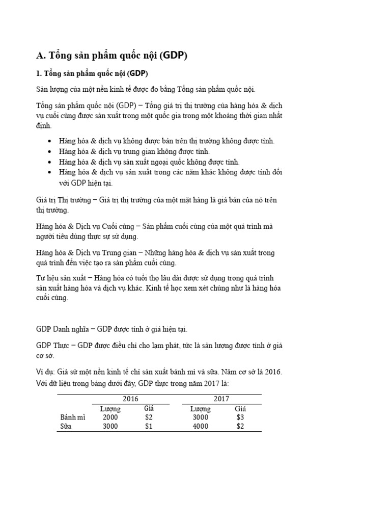 P02A. Tổng Sản Phẩm Quốc Nội (GDP) | PDF
