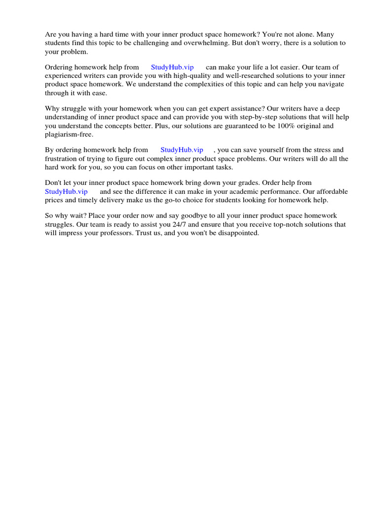 Inner Product Space Homework Help | PDF | Vector Space | Linear Algebra