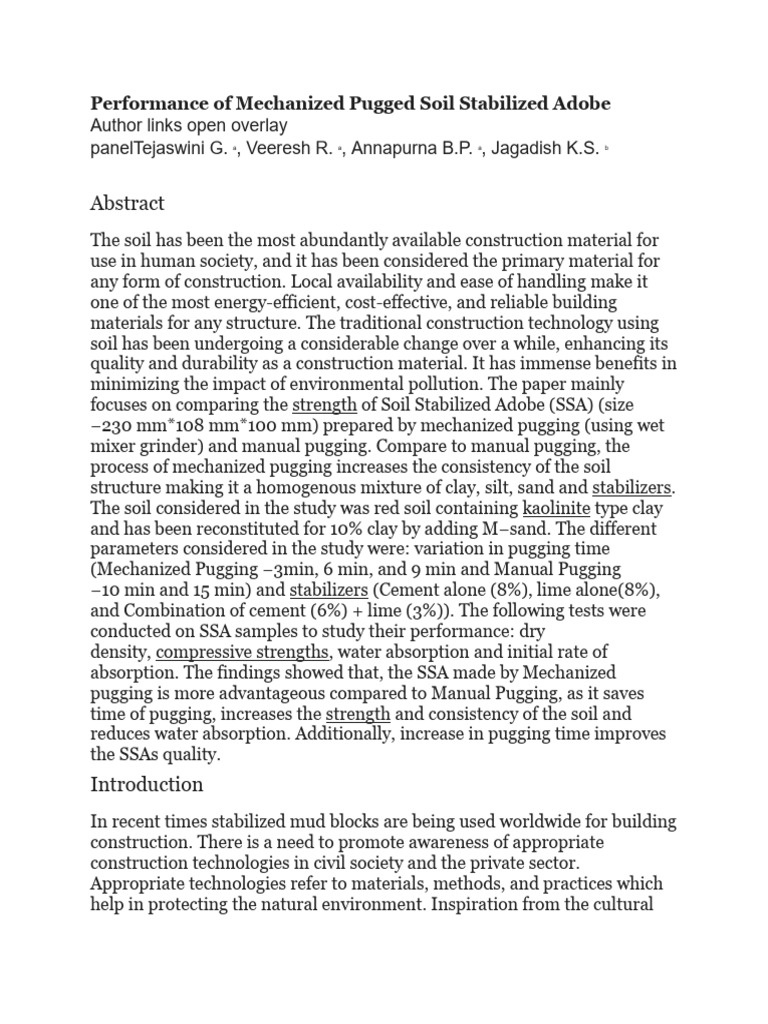 Mechanized Pugging Enhances Adobe | PDF | Brick | Masonry