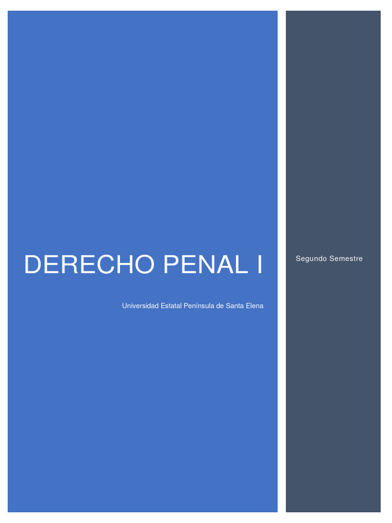 derecho penal | PDF | Derecho penal | Castigos