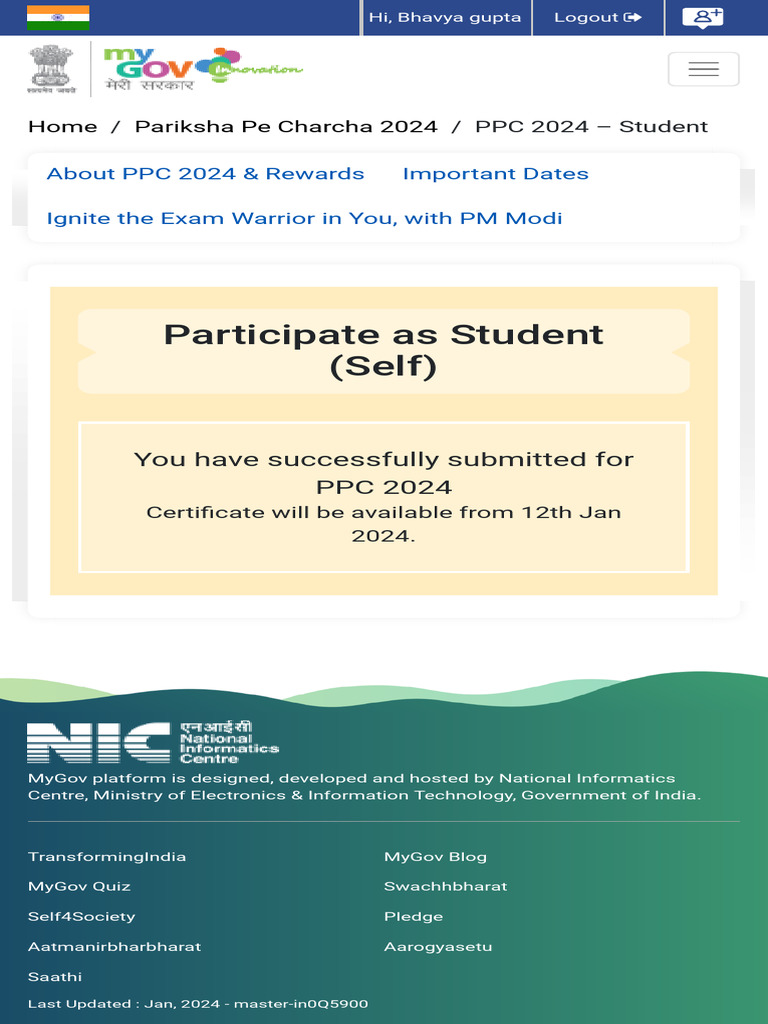 PPC 2024 - Student - Innovate India | PDF | Business