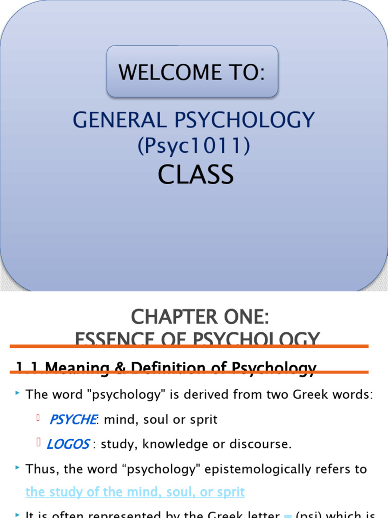 Overview of General Psychology Concepts | PDF | Perception | Reinforcement