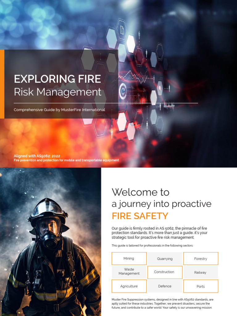 Muster White Page Fire Risk Management | PDF | Risk Management | Risk