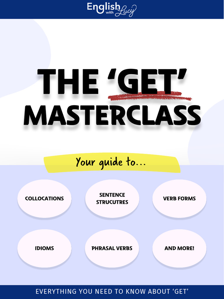 The Get Masterclass Pdf Adjective Verb