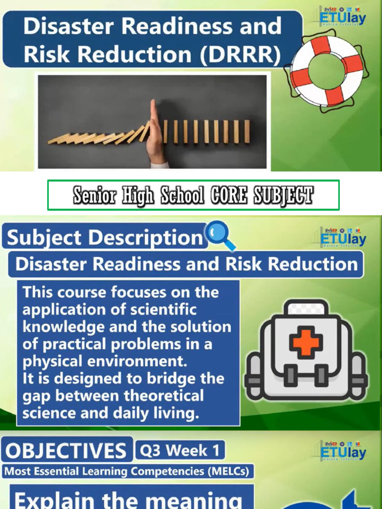 Week-1 DRRR | PDF | Natural Disasters | Hazards