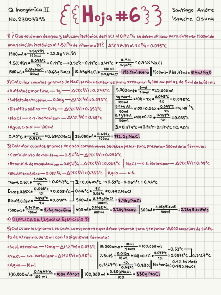 Hoja 6 Iso Pto Criosc Pico P1 | PDF